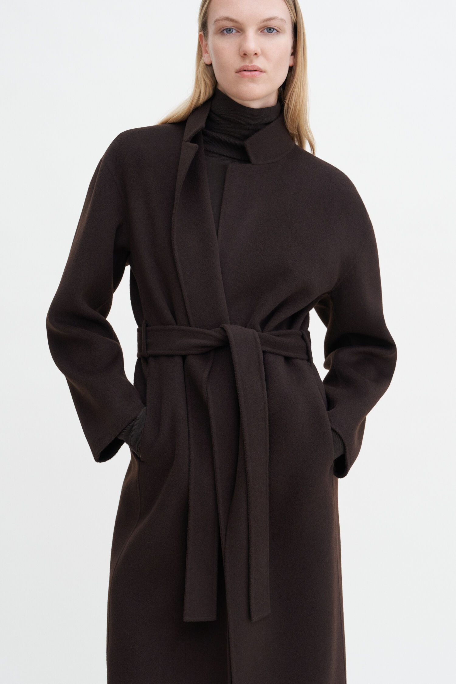 Alexa Coat - Dark Chocolate | Filippa K