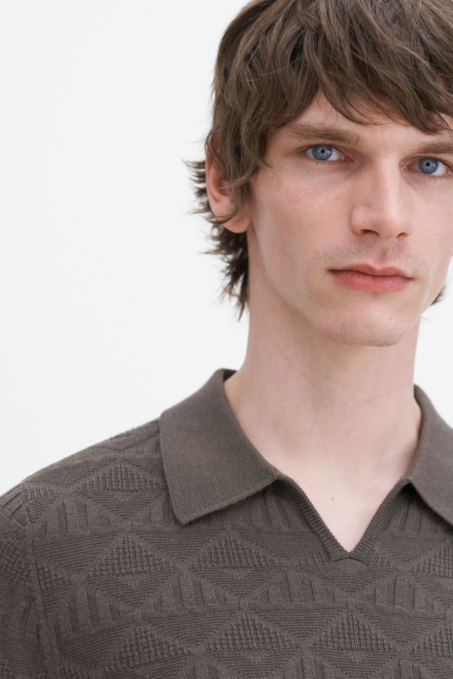 Triangle Structure Polo - Dark Sage | Filippa K