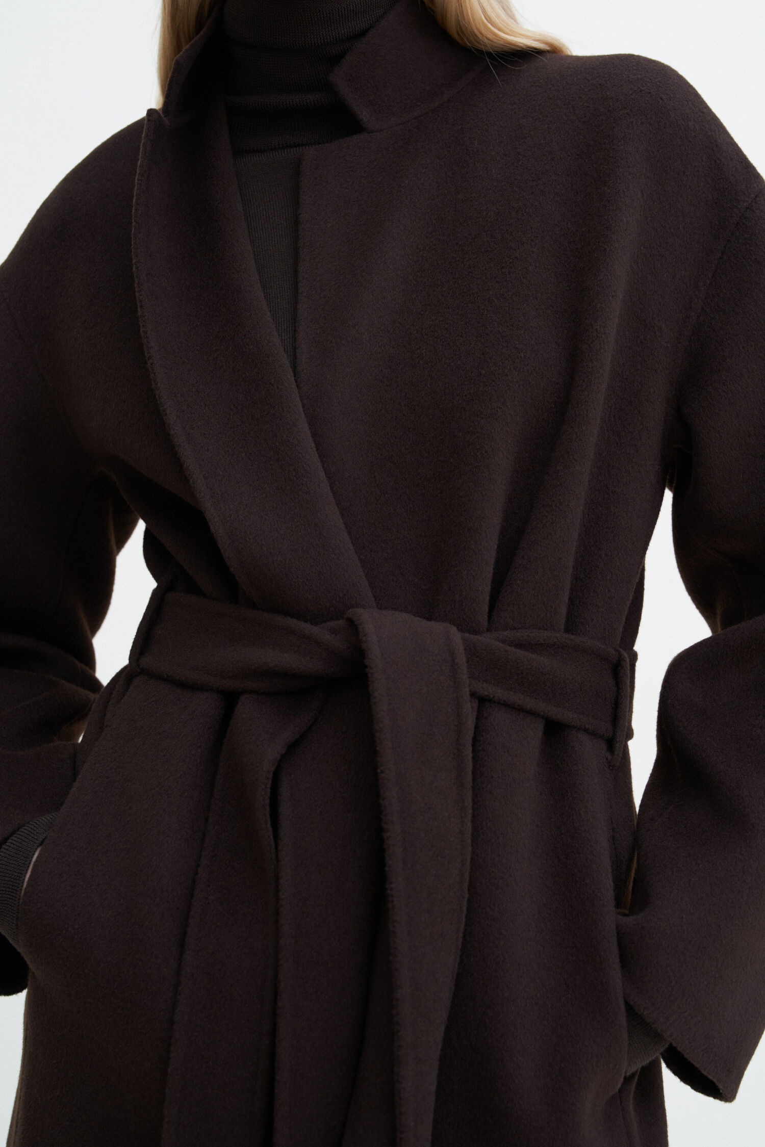 Alexa Coat - Dark Chocolate | Filippa K
