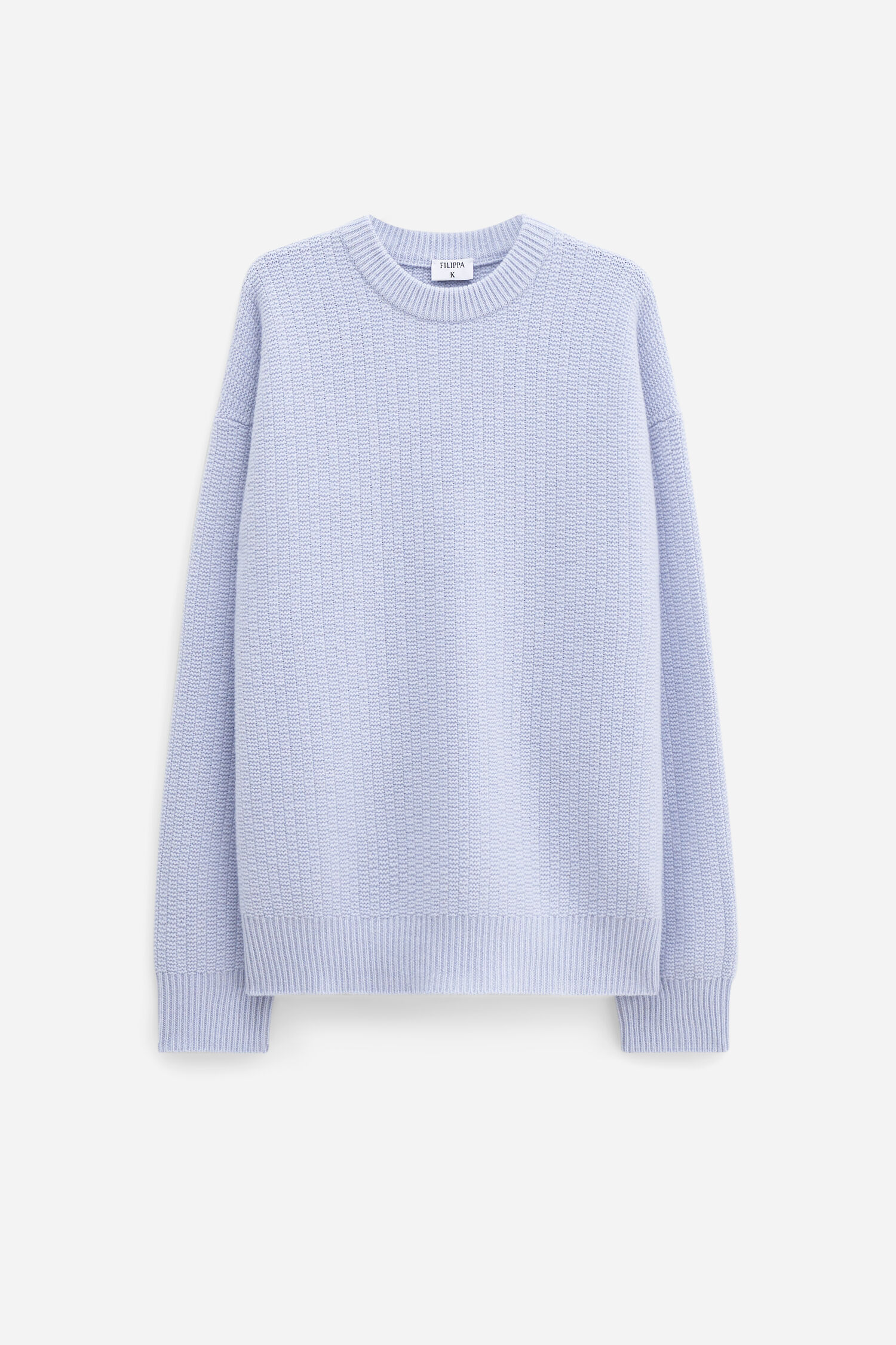 Structured Wool Sweater - Ice Blue | Filippa K